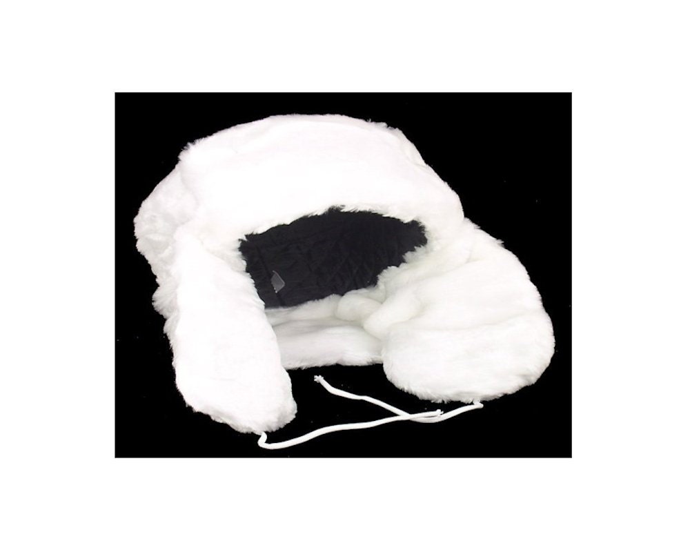 Authentic Russian Ushanka White Military Hat - Etsy