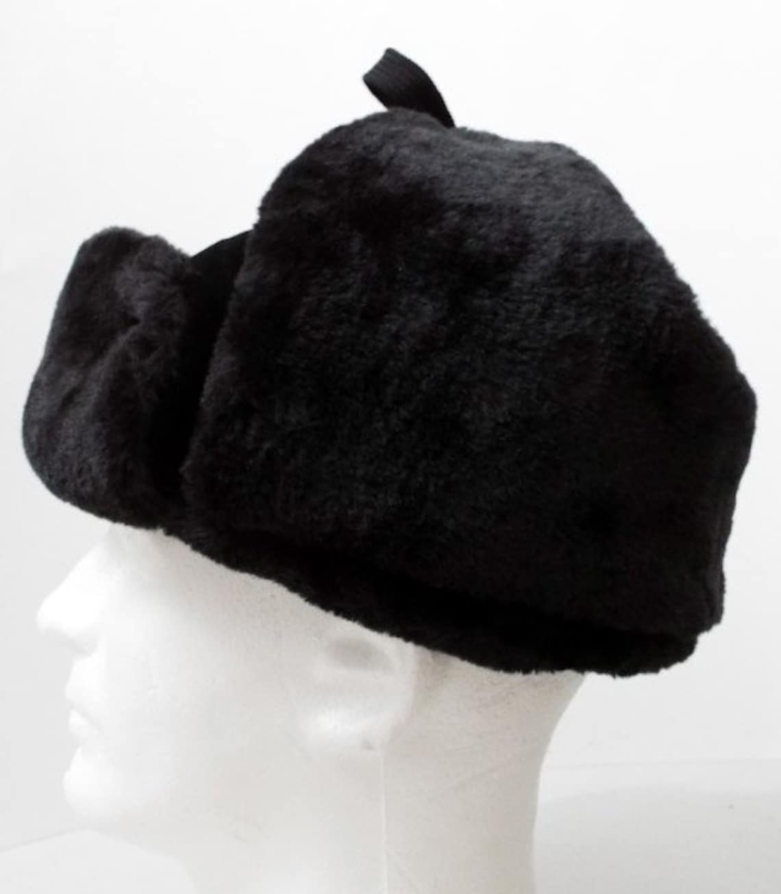 Authentic Russian Military Black sock Ushanka Hat - Etsy