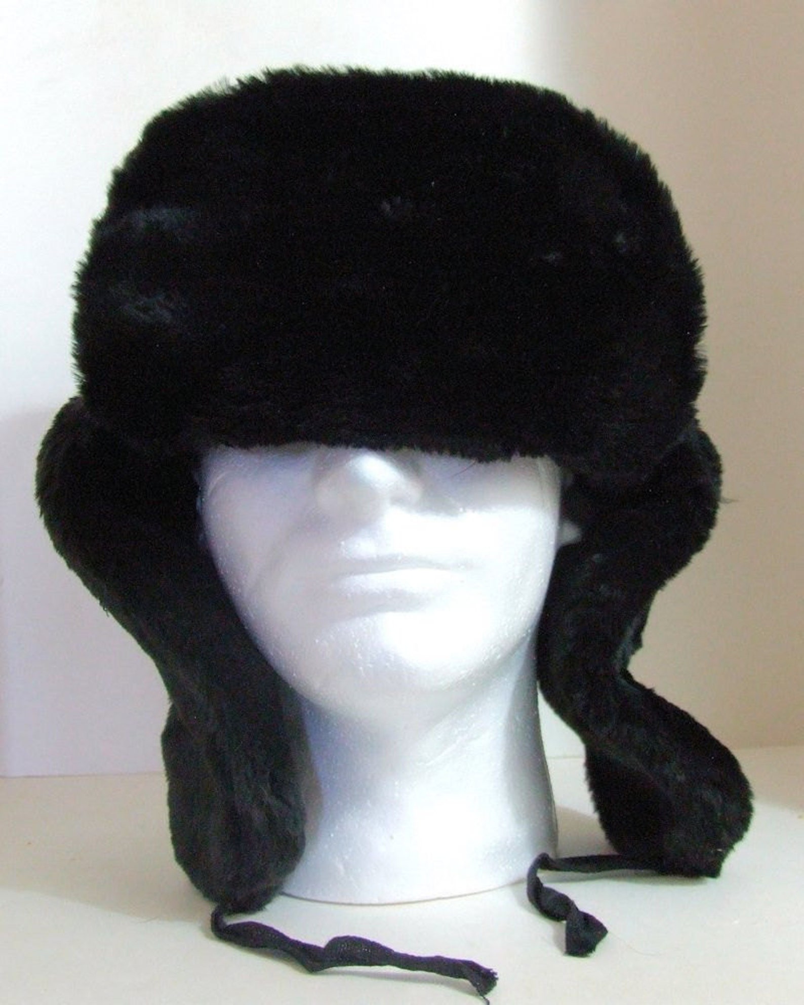 Authentic Russian Ushanka Black Military Hat - Etsy Canada