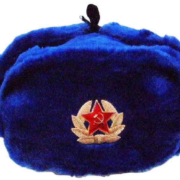 Blue Ushanka - Etsy