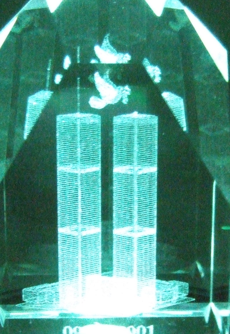 3D Laser Design of Several 911 Twin Towers in - Etsy
