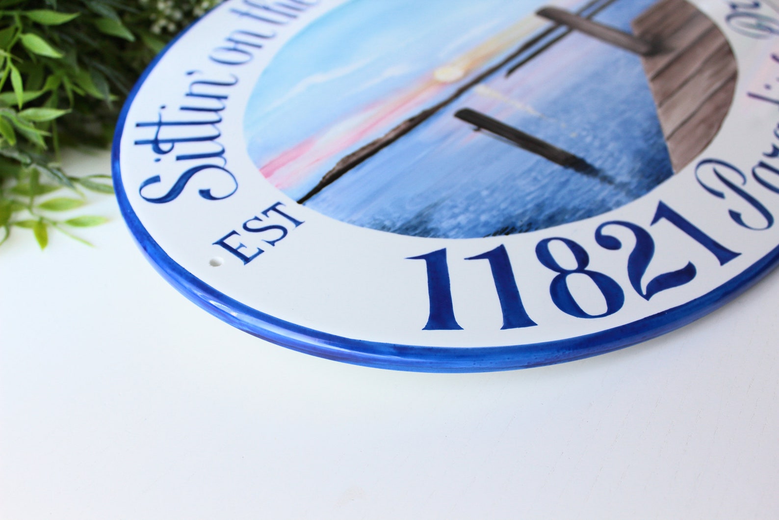 Sunset Personalized Home Sign Outdoor Lake House Sign Custom - Etsy