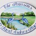 Custom House Sign With Blue Heron Address Plaque Ceramic - Etsy