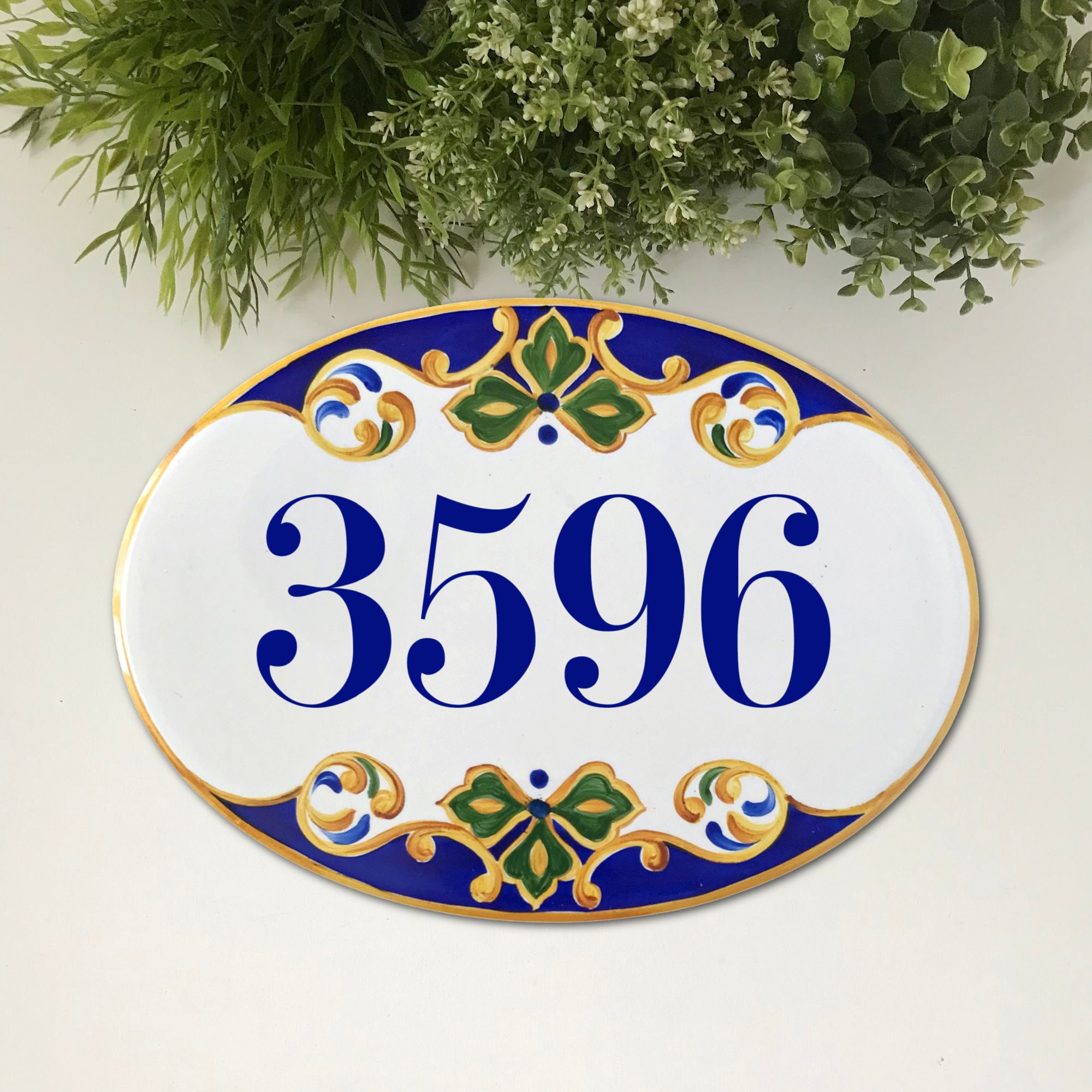 Mexican Ceramic House Numbers
