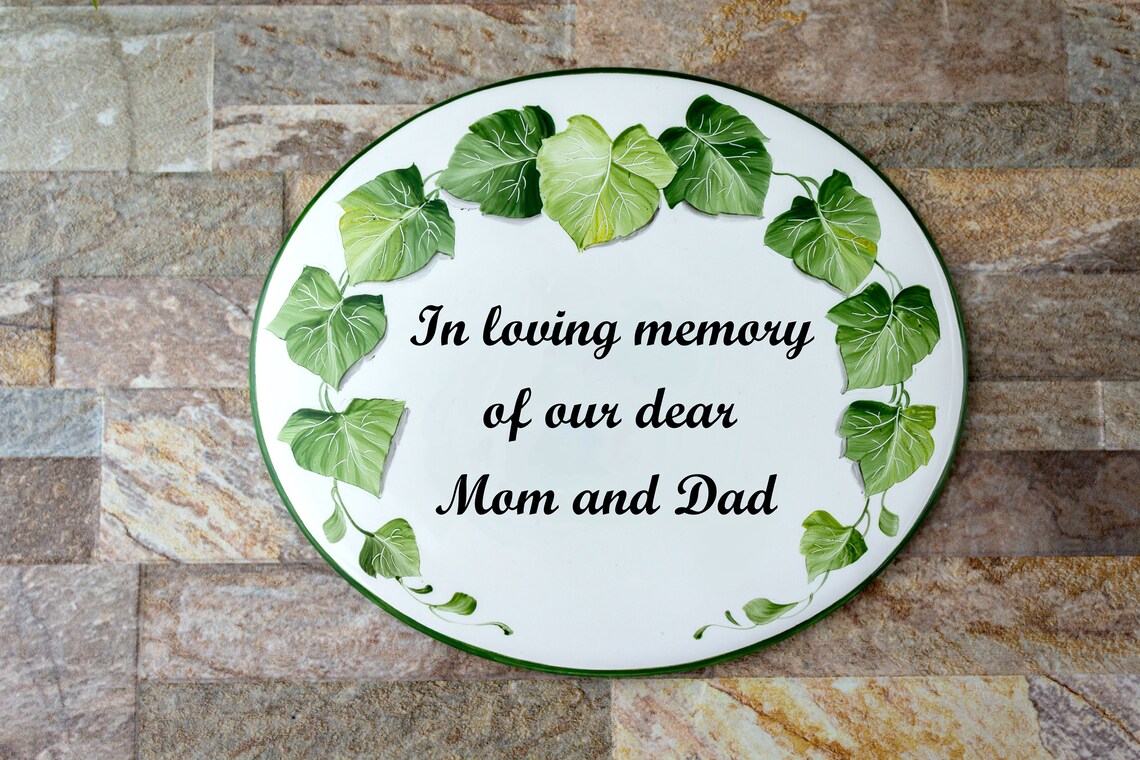 In Memory of Sign Condolence Gift Loss of Mother Tile for - Etsy