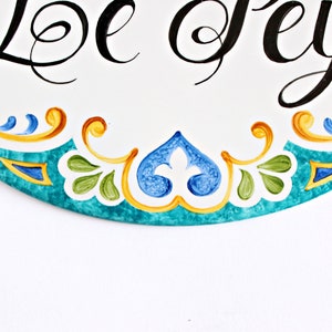 Custom Sign for Home, Ceramic Name Sign, Personalized Cottage House ...