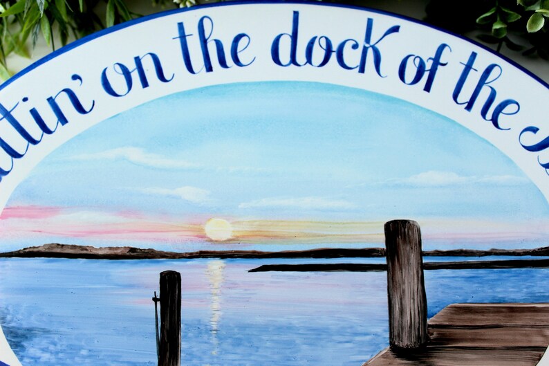 Sunset Personalized Home Sign Outdoor Lake House Sign Custom - Etsy