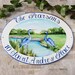 Custom House Sign With Blue Heron Address Plaque Ceramic - Etsy