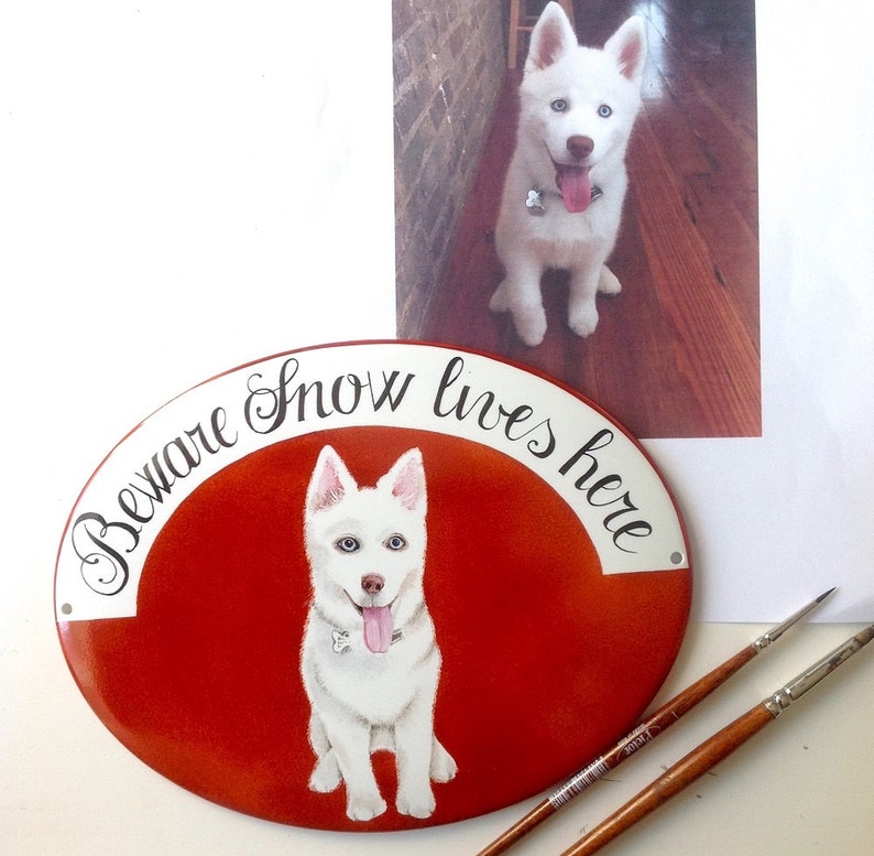 Targa ceramica Attenti al cane/ Targa personalizzata cane/ - Etsy Italia Targa ceramica Attenti al cane/ Targa personalizzata cane/ - Etsy Italia