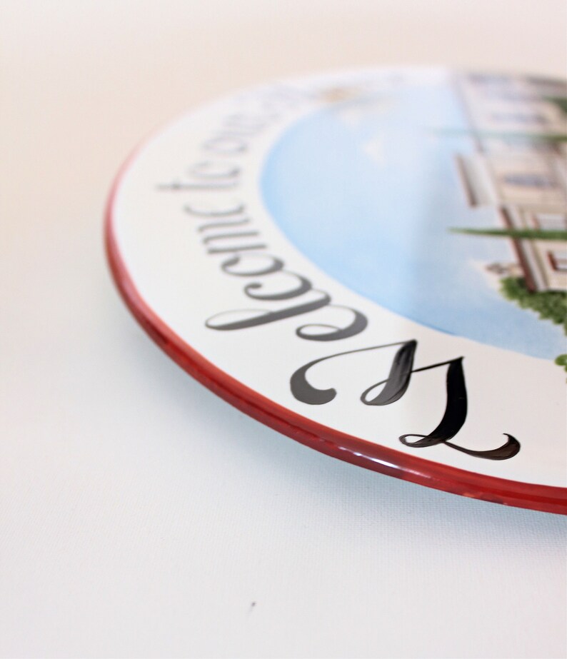 Custom Villa Portrait Sign Welcome Sign for Front Door - Etsy