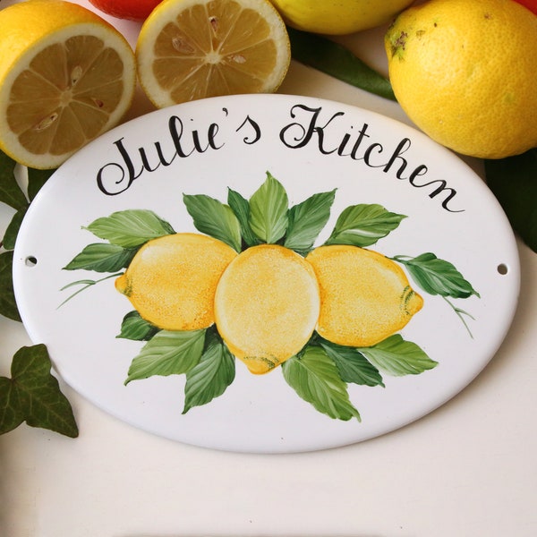 Lemon Kitchen Decor - Etsy