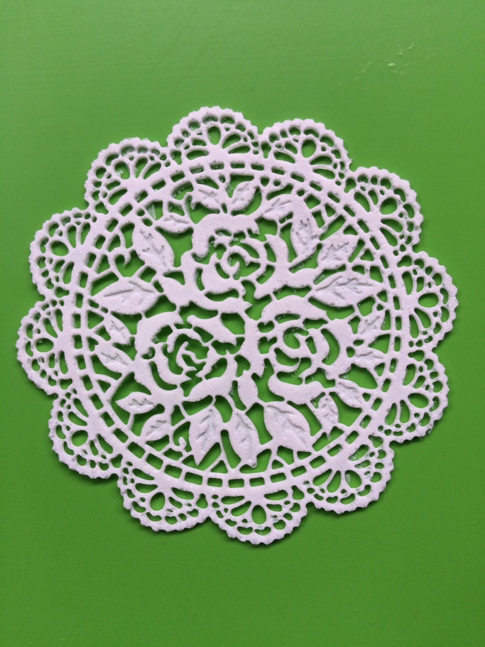 Sugar Doilies 20pcs 2.5 Rose Tea Doily or Coffee Cake | Etsy