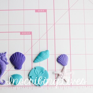 Fondant Sea Shell Cake Topper 30pcs Star Fish Cake Pop Toppers Sea ...
