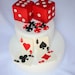 Casino Cake Topper 14pcs Theme Party Centerpiece Edible Fondant Casino ...