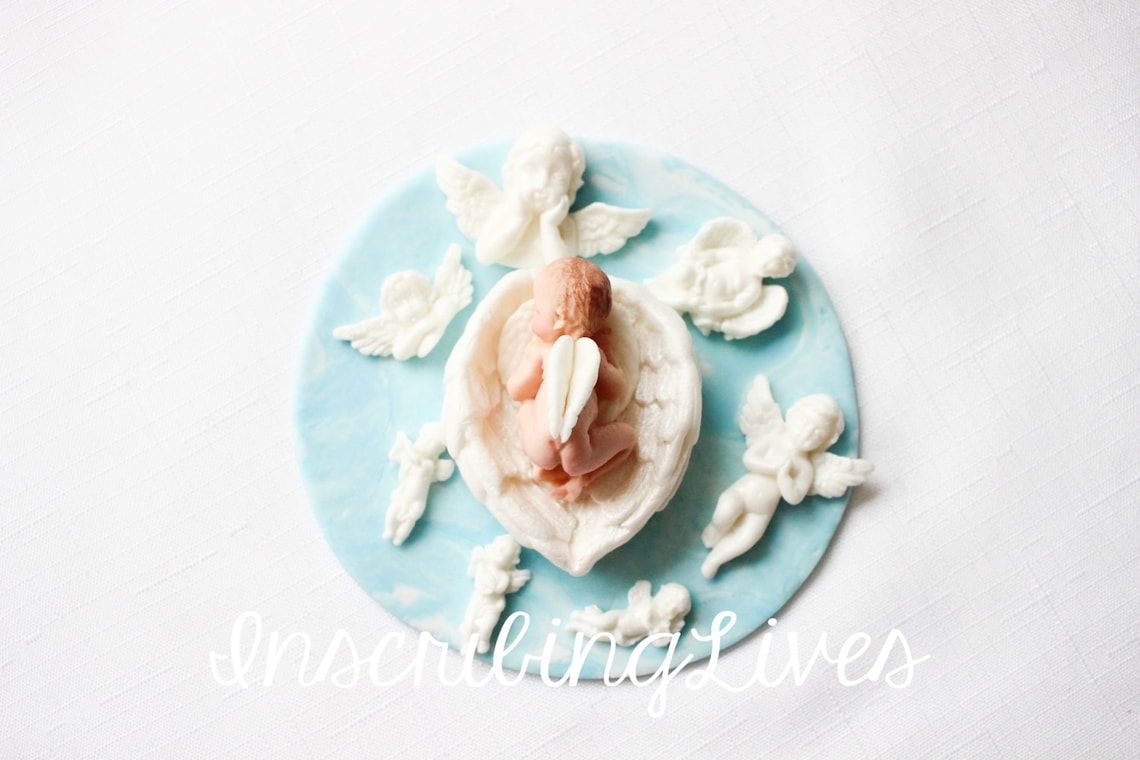 Angel Baby Shower Cake Topper 11pcs Baptism Cake Topper - Etsy