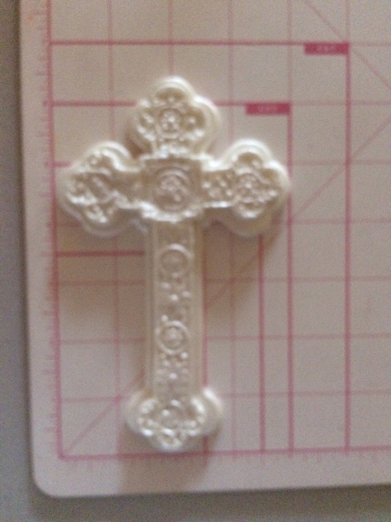 Cross Cake Topper Christening Cake Topper Edible Fondant - Etsy
