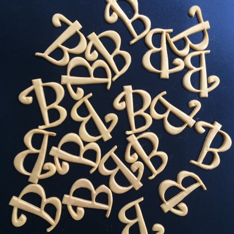 Fondant Letters - Etsy