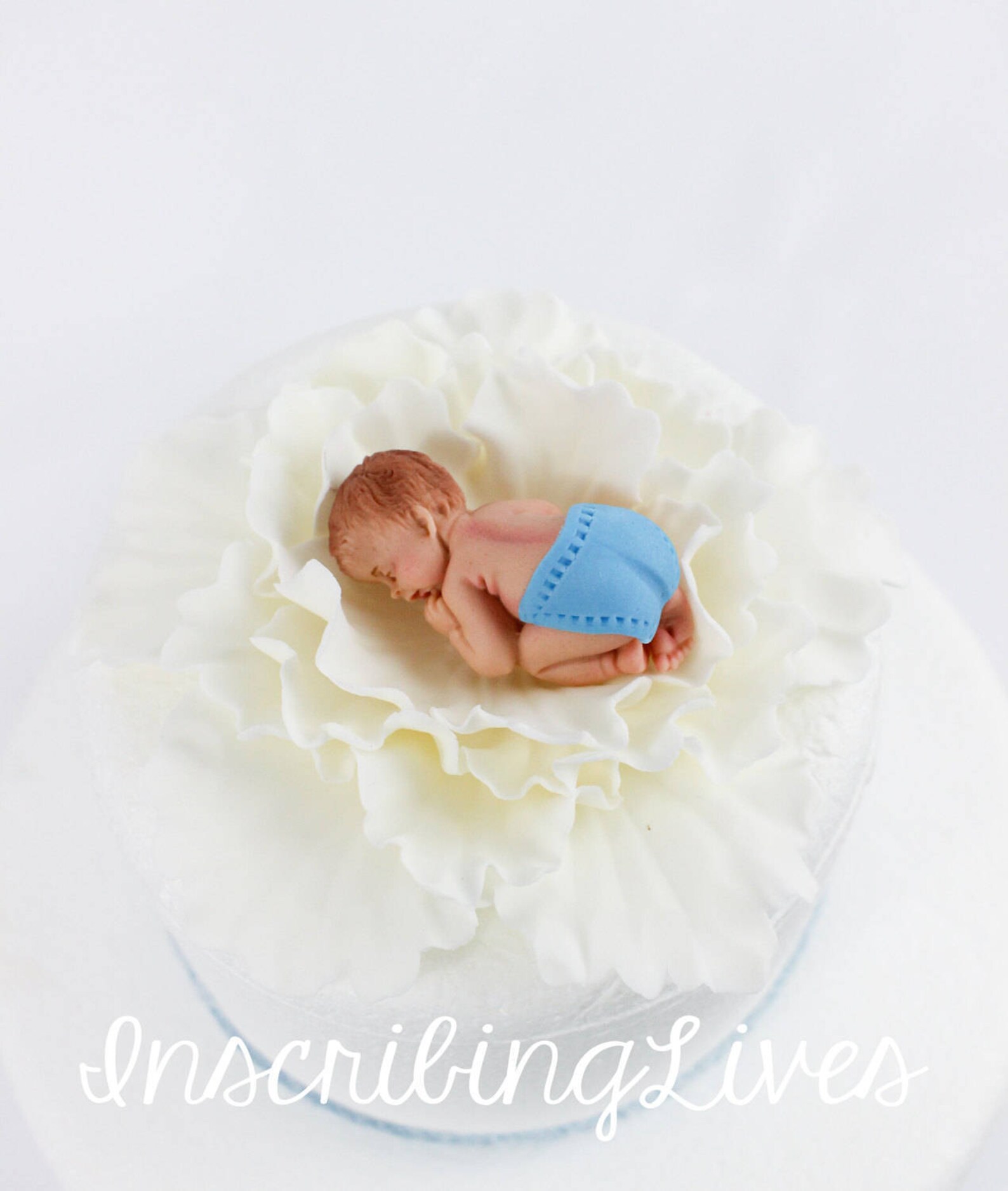 Baby Boy Cake Topper Fondant Baby Cake Decorations 3D Figure - Etsy
