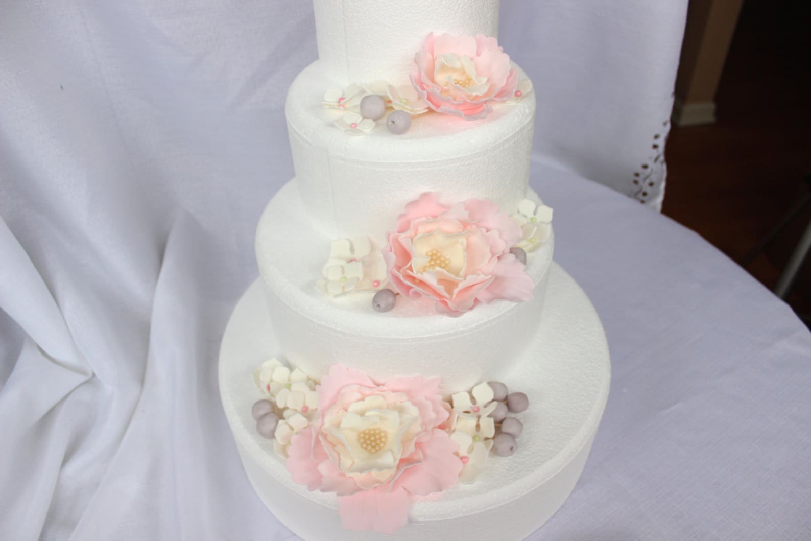 Wedding Cake Flowers 51pcs Topper Edible Fondant Flower - Etsy