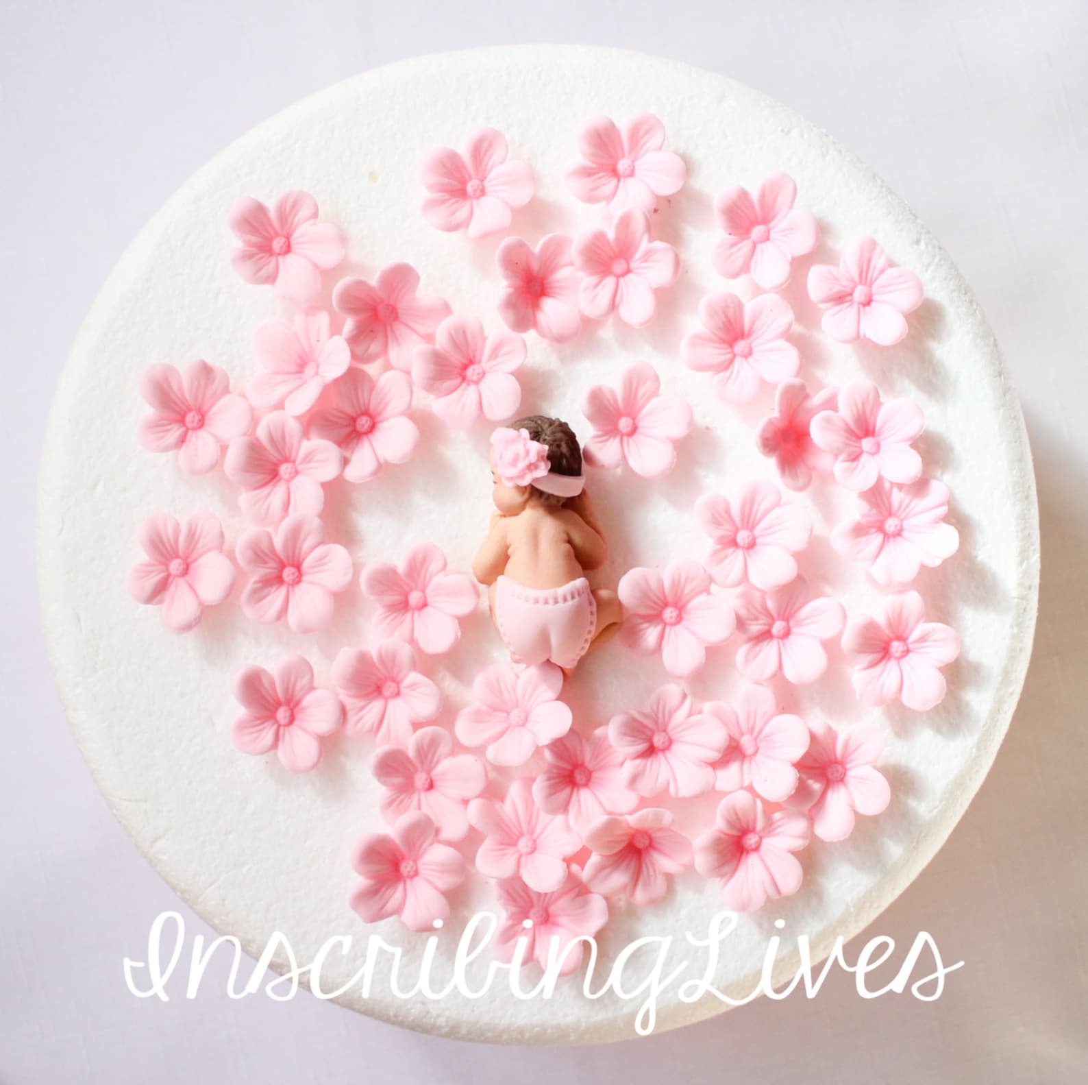 Fondant Baby Cake Topper 37pcs Baby Shower Cake Topper Baby on - Etsy