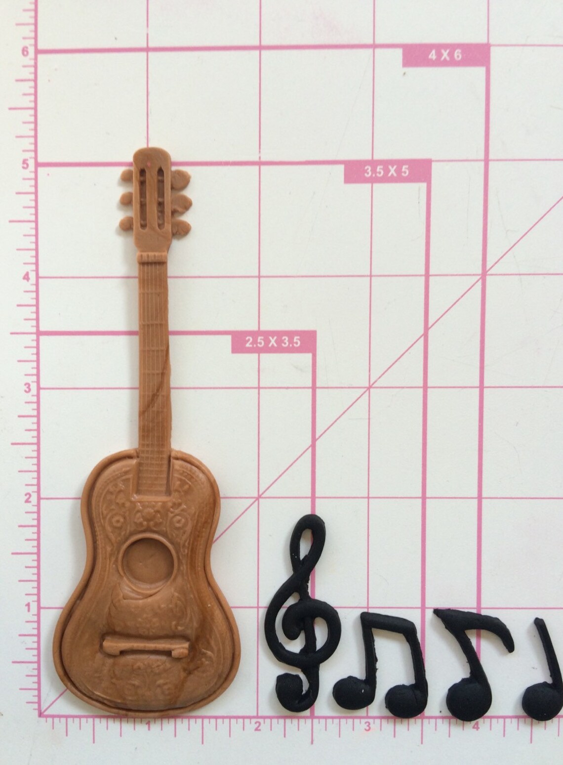 Guitar Cake Topper 14pcs Music Birthday Decorations Edible | Etsy