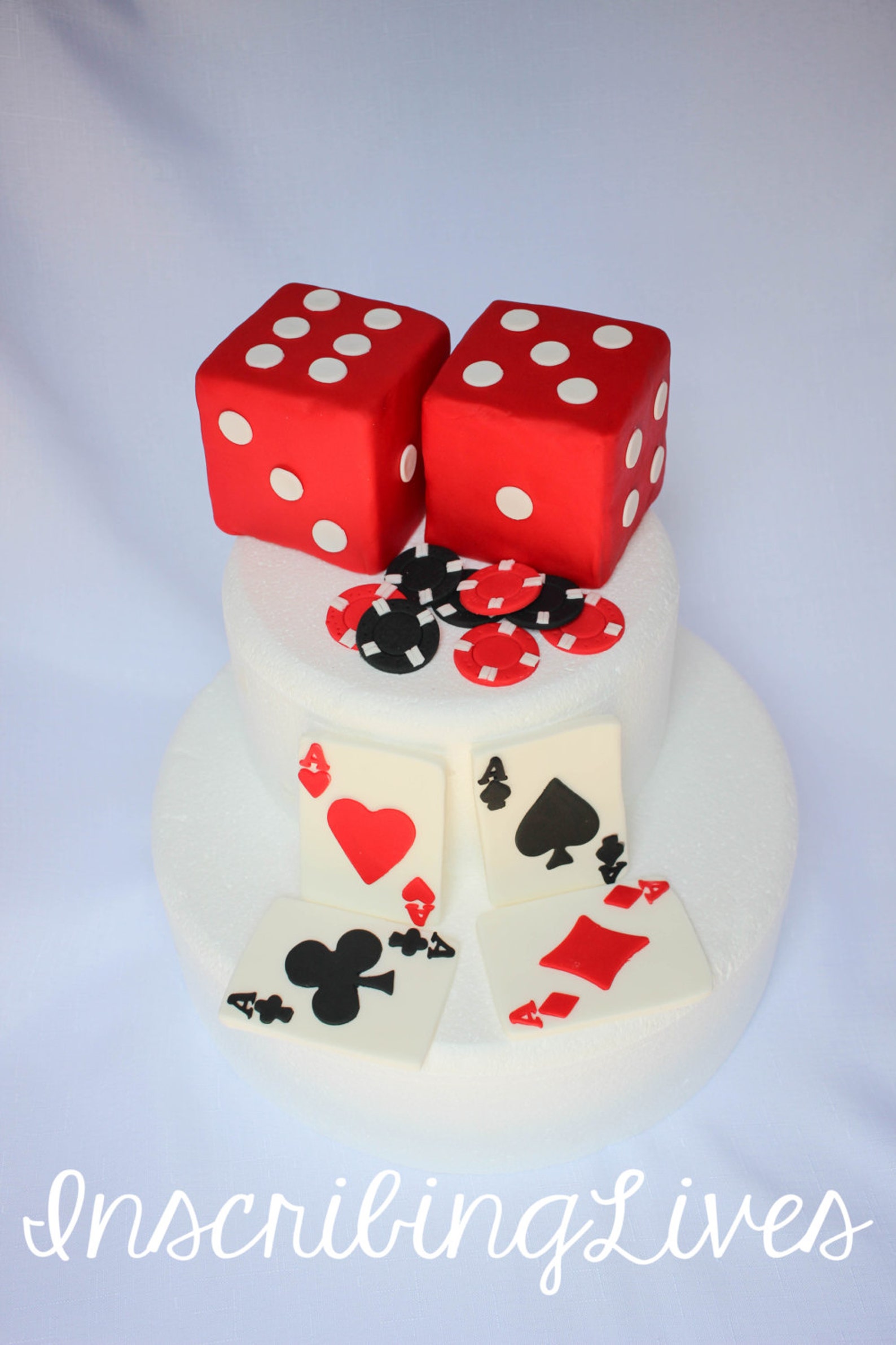 Casino Cake Topper 14pcs Theme Party Centerpiece Edible - Etsy