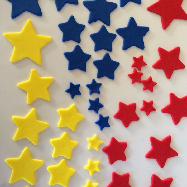 Fondant Stars - Etsy