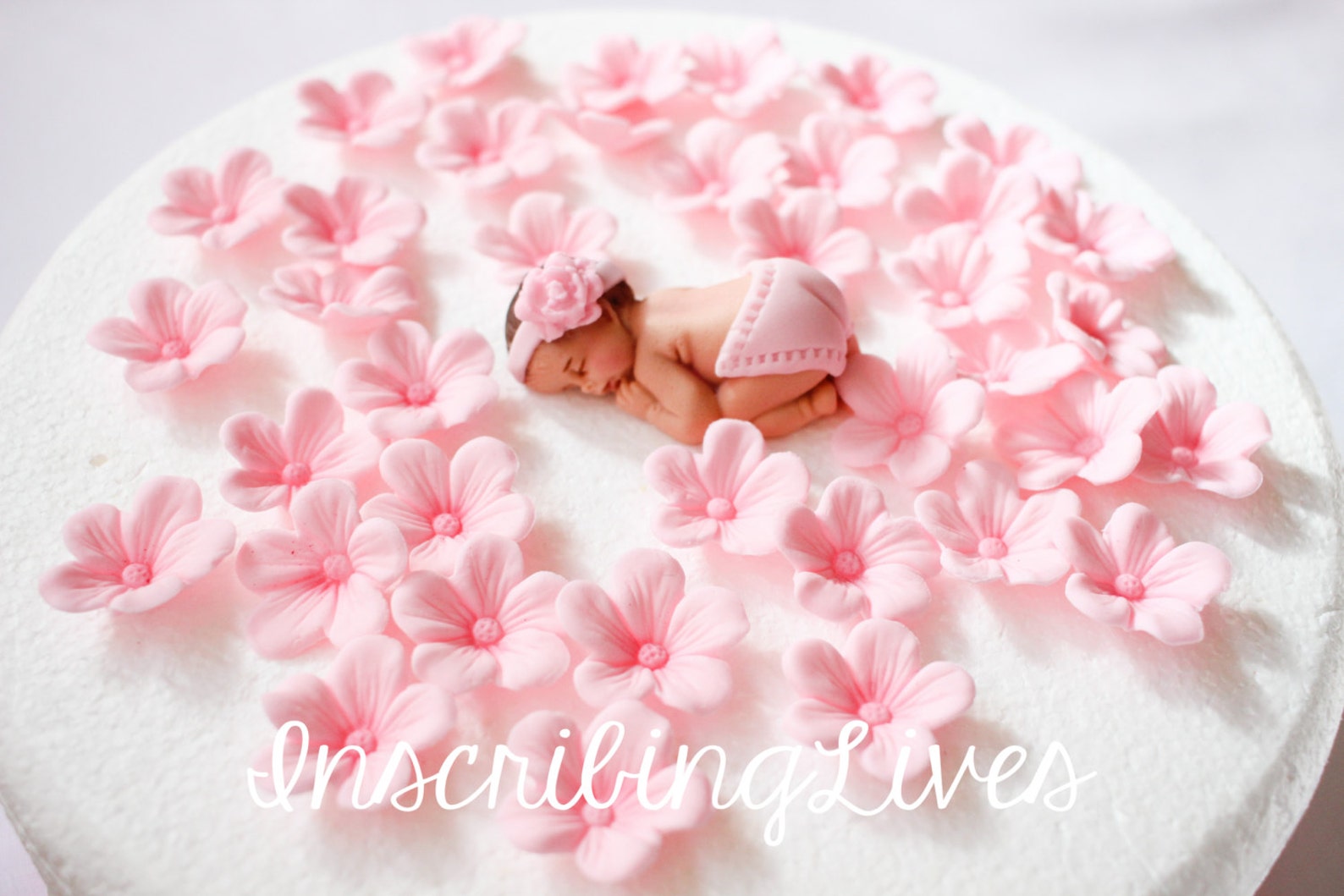 Fondant Baby Cake Topper 37pcs Baby Shower Cake Topper Baby on - Etsy