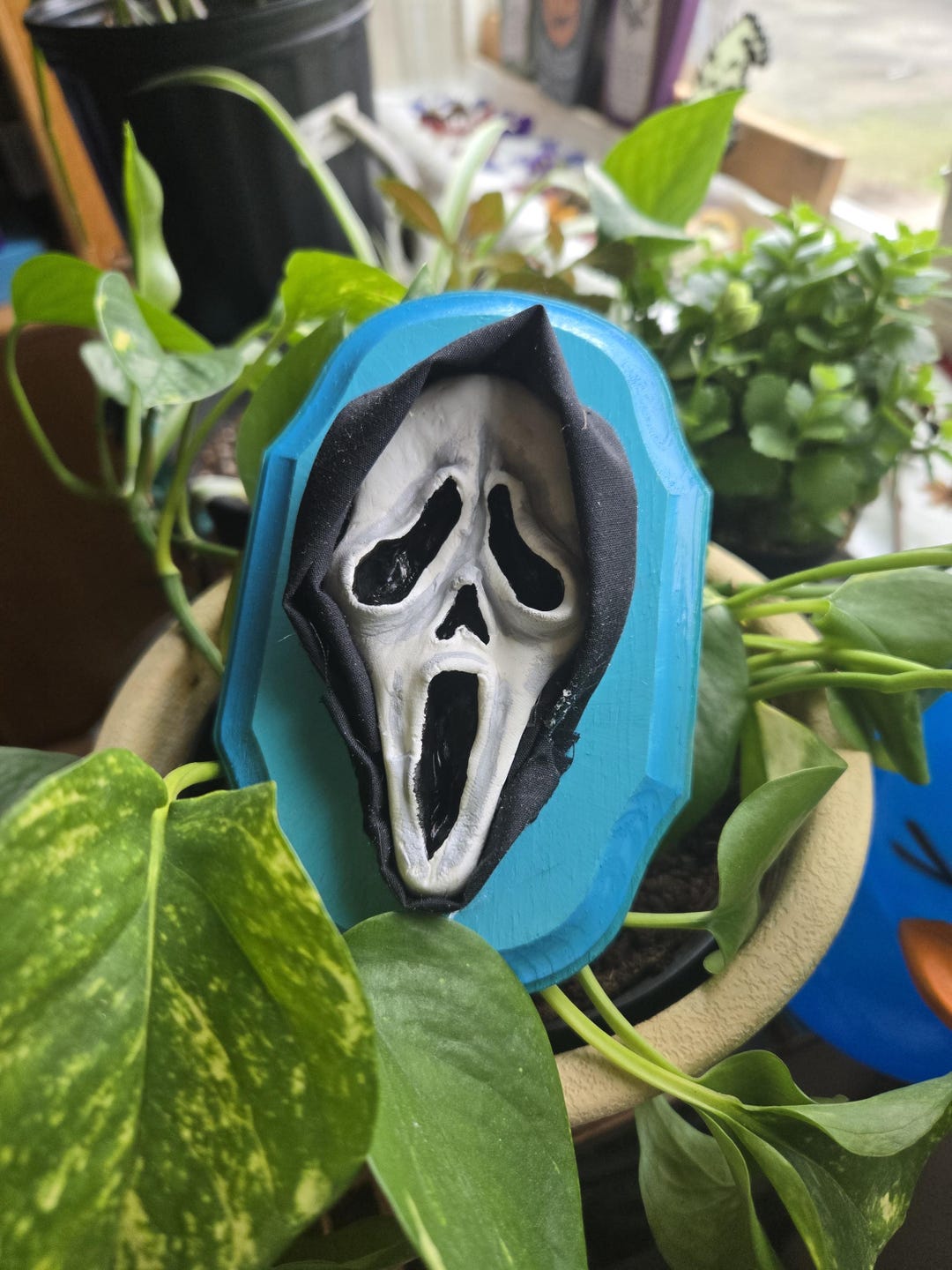 Ghost Face Mini Wall Art - Etsy