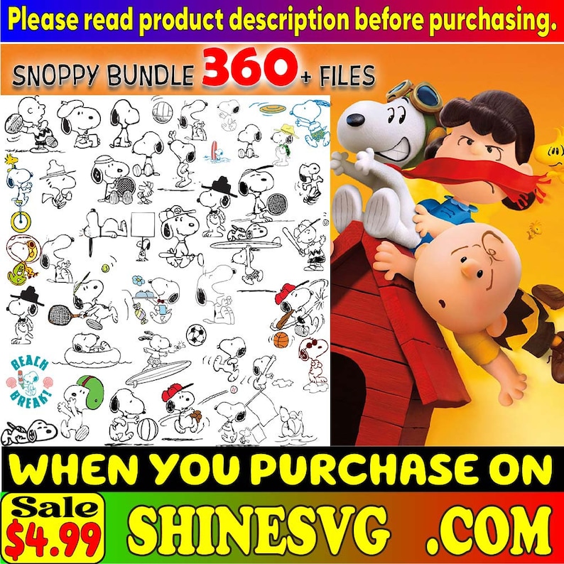 360 Files Snoopy Svg, Snoopy Bundle, Peanuts Svg, Charlie Brown Svg ...