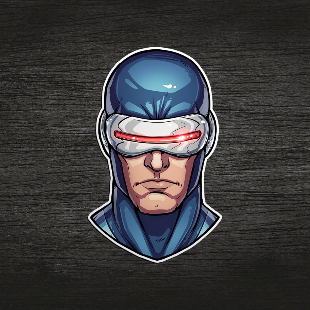 Xmen Cyclops Sticker! Vinyl Sticker Waterproof Decal for Water Bottle ...