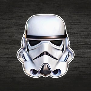 Stormtrooper Sticker! Premium Vinyl Waterproof Sticker Gift Him Her ...
