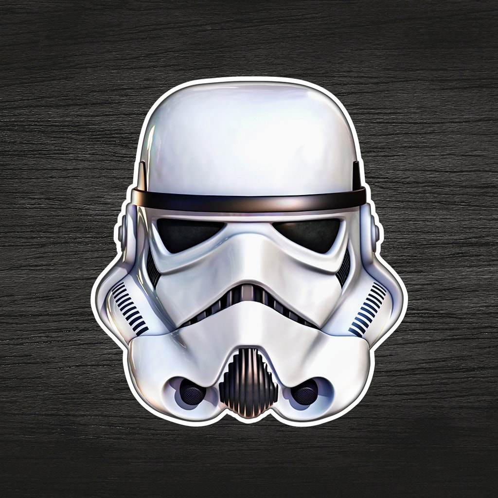 Stormtrooper Sticker Premium Vinyl Waterproof Sticker. Gift for Him ...