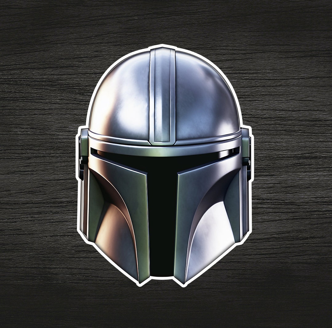 Mandalorian Sticker Premium Vinyl Waterproof Sticker. Gift - Etsy