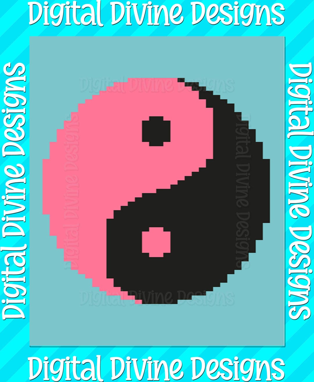 Yin Yang Blanket Pattern: Chunky Finger Knit Design (digital Download ...