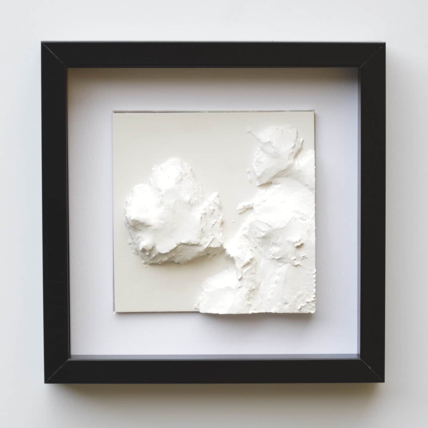 Tintagel Island, 3D Map, Framed Relief Map, Topography, Coast, Cornwall ...