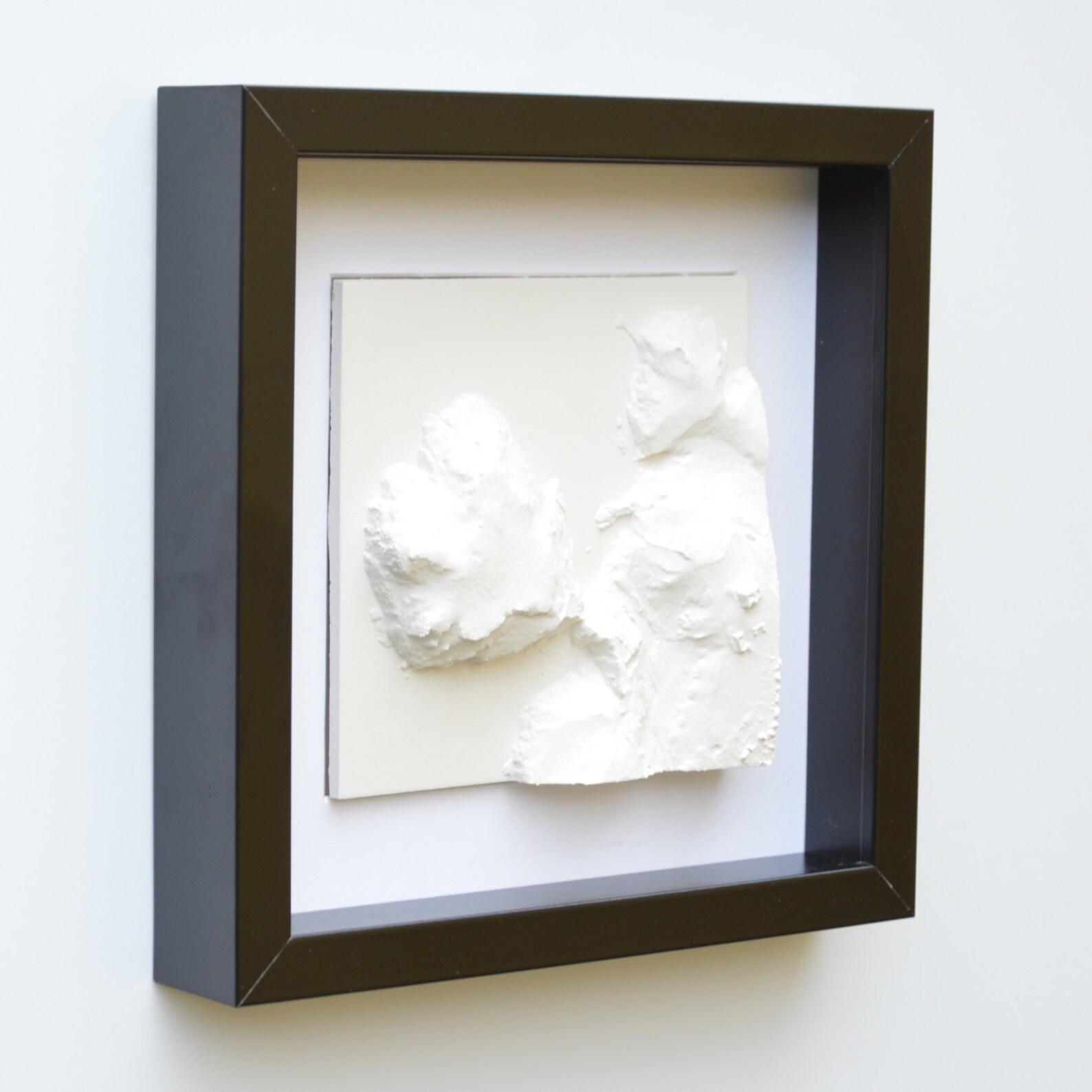 Tintagel Island, 3D Map, Framed Relief Map, Topography, Coast, Cornwall ...