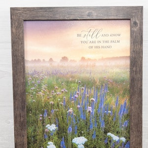 Be Still flowers SN352 Vertical and Know You Are in the Palm of His ...