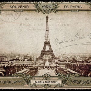 Set of 50 Different Postcards of Paris Vintage Old Fashion | Etsy
