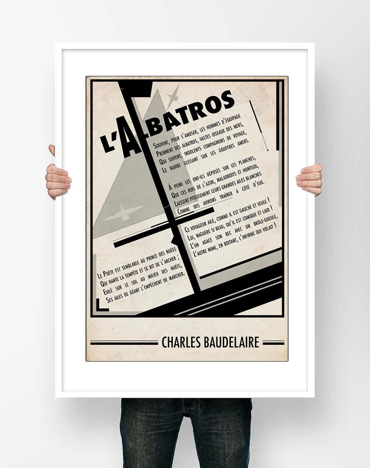 Poster Poem Charles Baudelaire Albatros Poster Poetry - Etsy