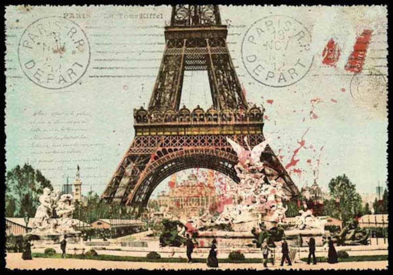 Lot de 50 Cartes Postales Paris Vintage des visuels Rétro | Etsy