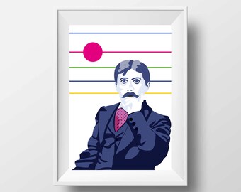 Marcel Proust Poster - Etsy