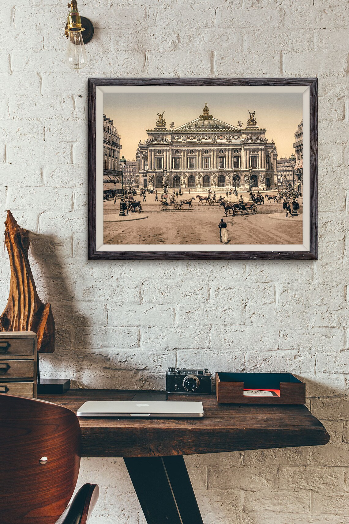 Old Paris Print Opera Garnier - Image 1900 Vintage Poster Retro ...