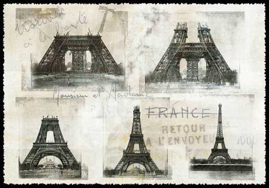 Set of 50 Different Postcards of Paris Vintage Old Fashion | Etsy