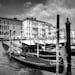Black and White Photo Venice Canal Gondolas Italy Landscape Picture ...