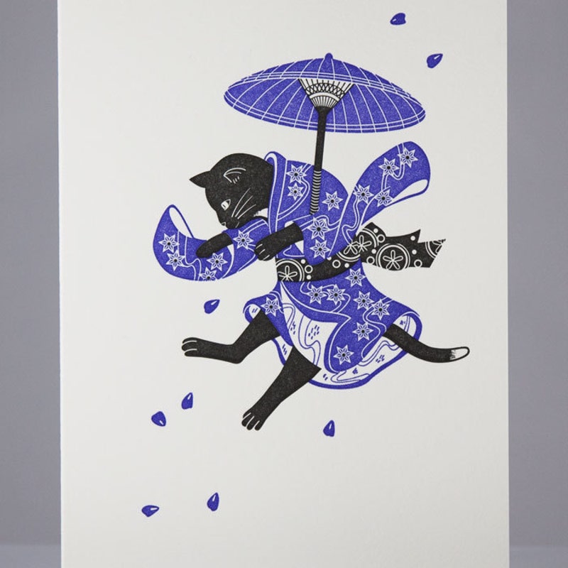 Japanese Kimono Cards - Etsy