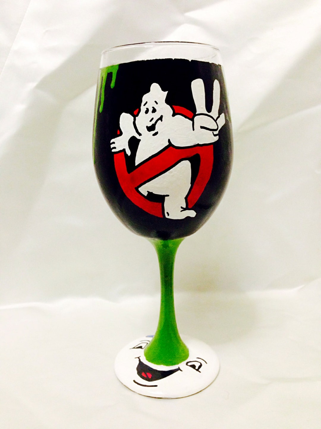 Ghost Movie Inspired Handpainted Wine Glass. - Etsy
