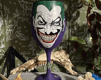 Vixen and Villain Inspired Hand Painted Wine Glasses. | Etsy