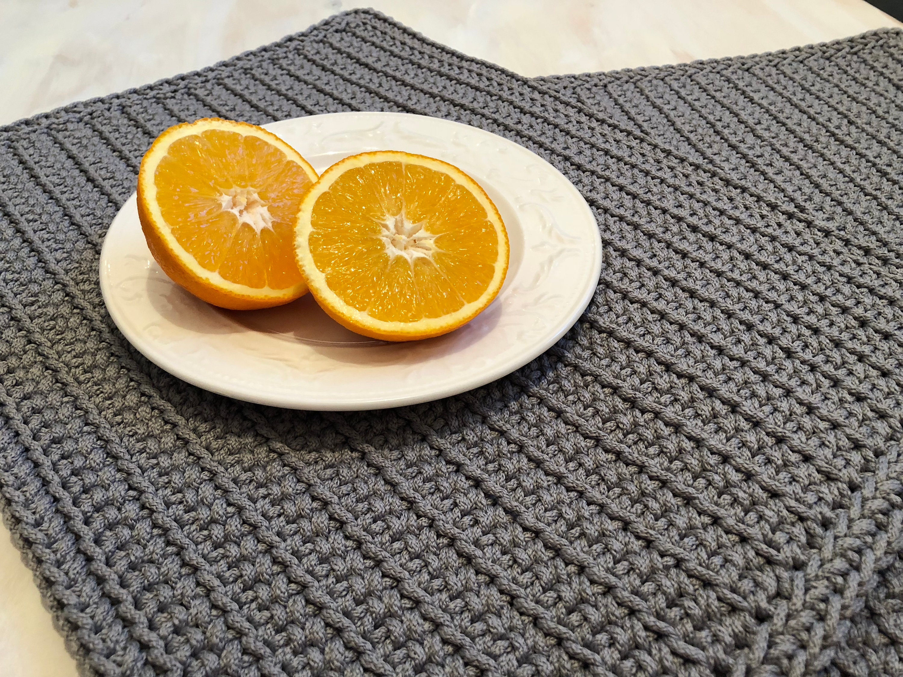 Crochet Table Place Mats Set Table Decor Home Decor Coasters Dining ...
