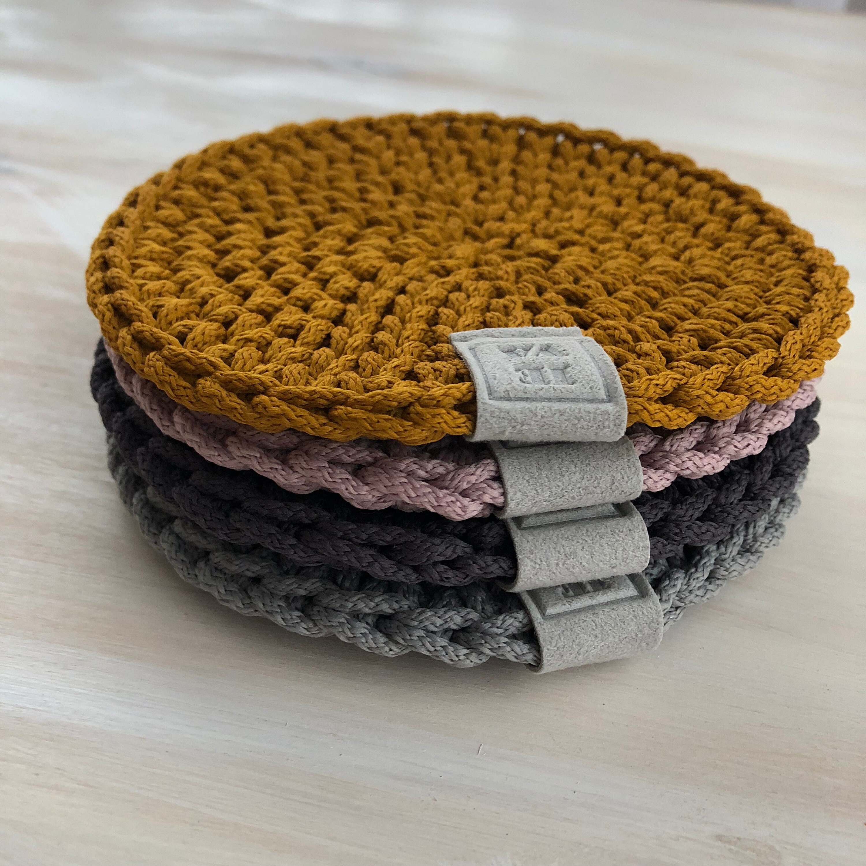 Crochet Coasters, Set of 4, Handmade Crochet Coasters, Table Decor ...